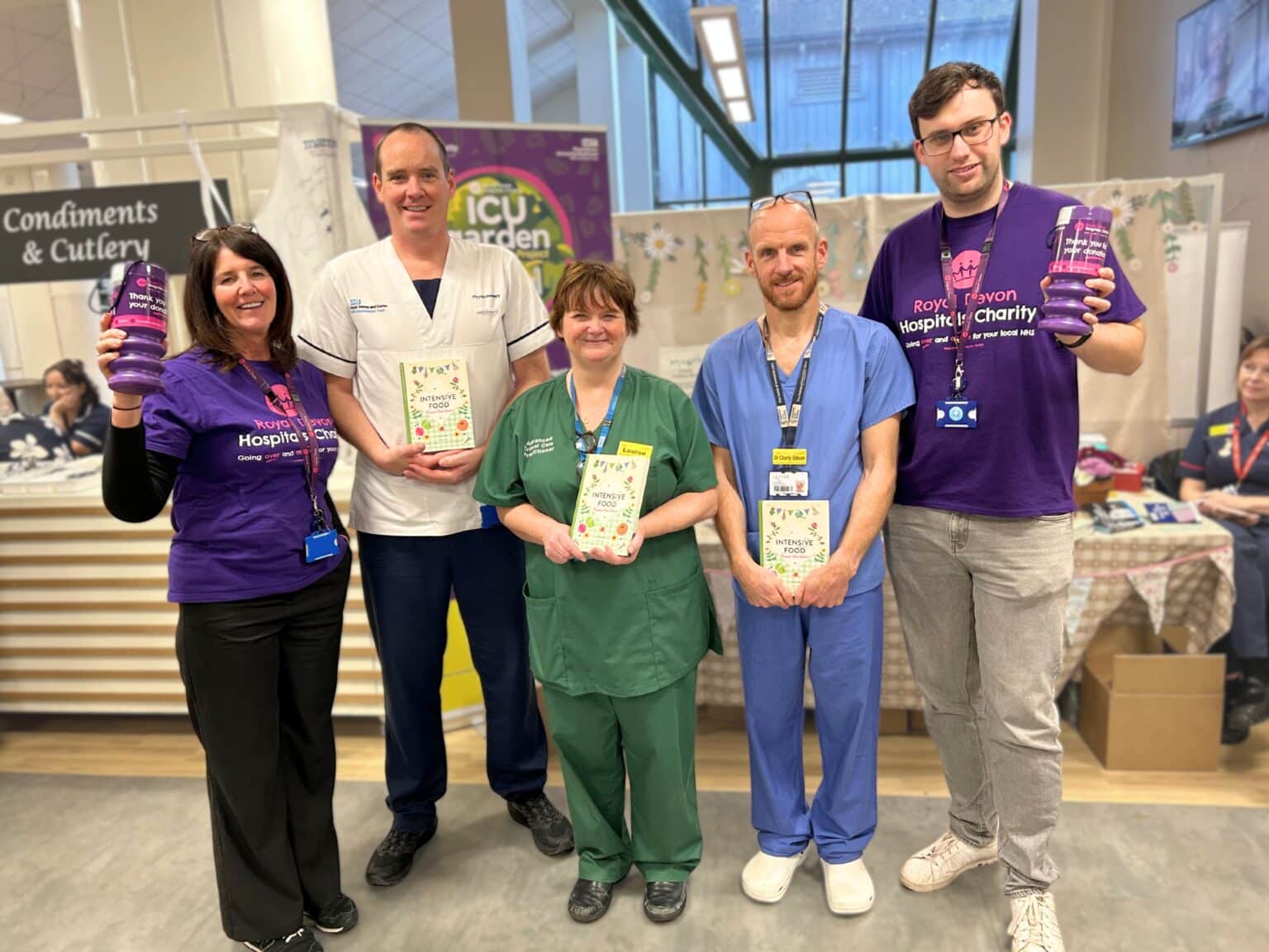 NHS staff create charity cook book to help fund hospital garden project ...