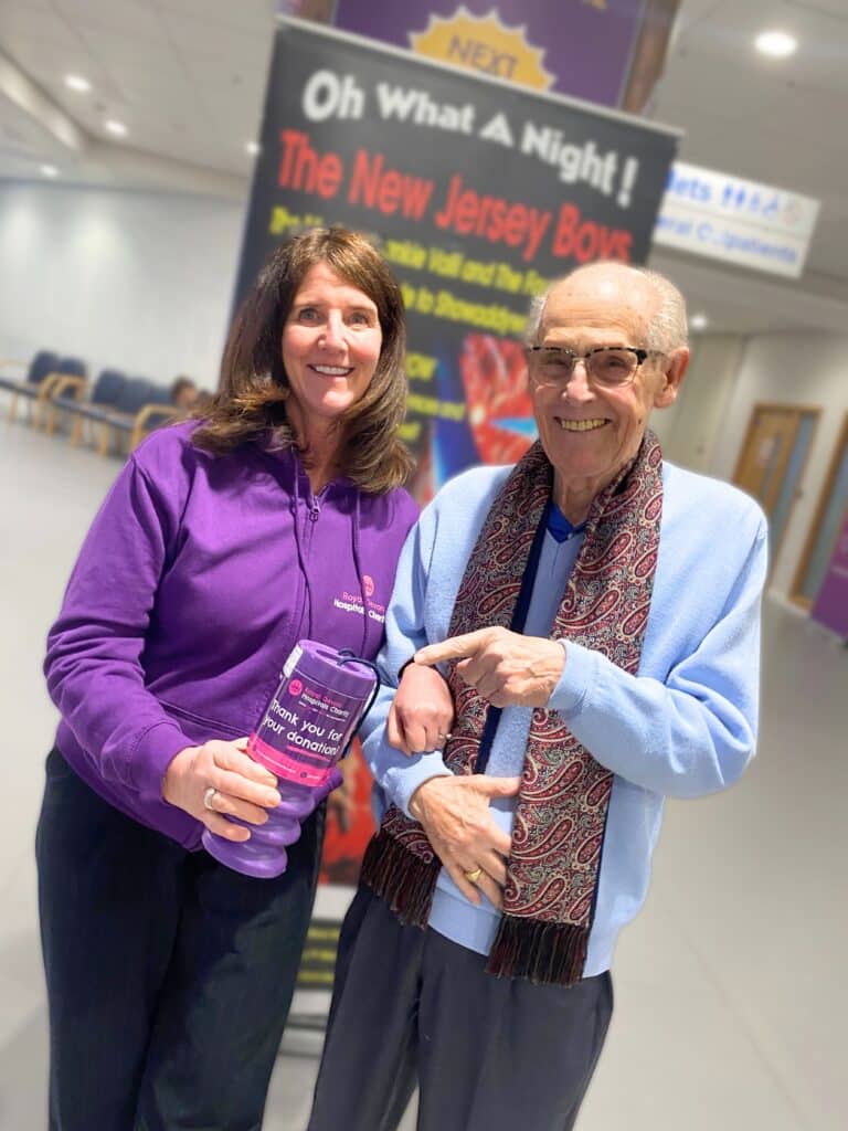 Showbiz still sparkles for Gordon at 91! - Royal Devon Hospitals Charity